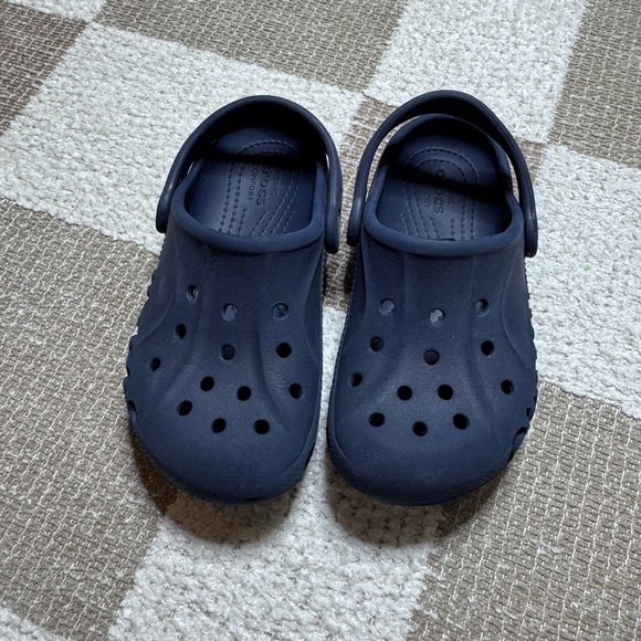 CROCS | Shoes | Crocs Blue Water Shoes With Perforated Design And ...
